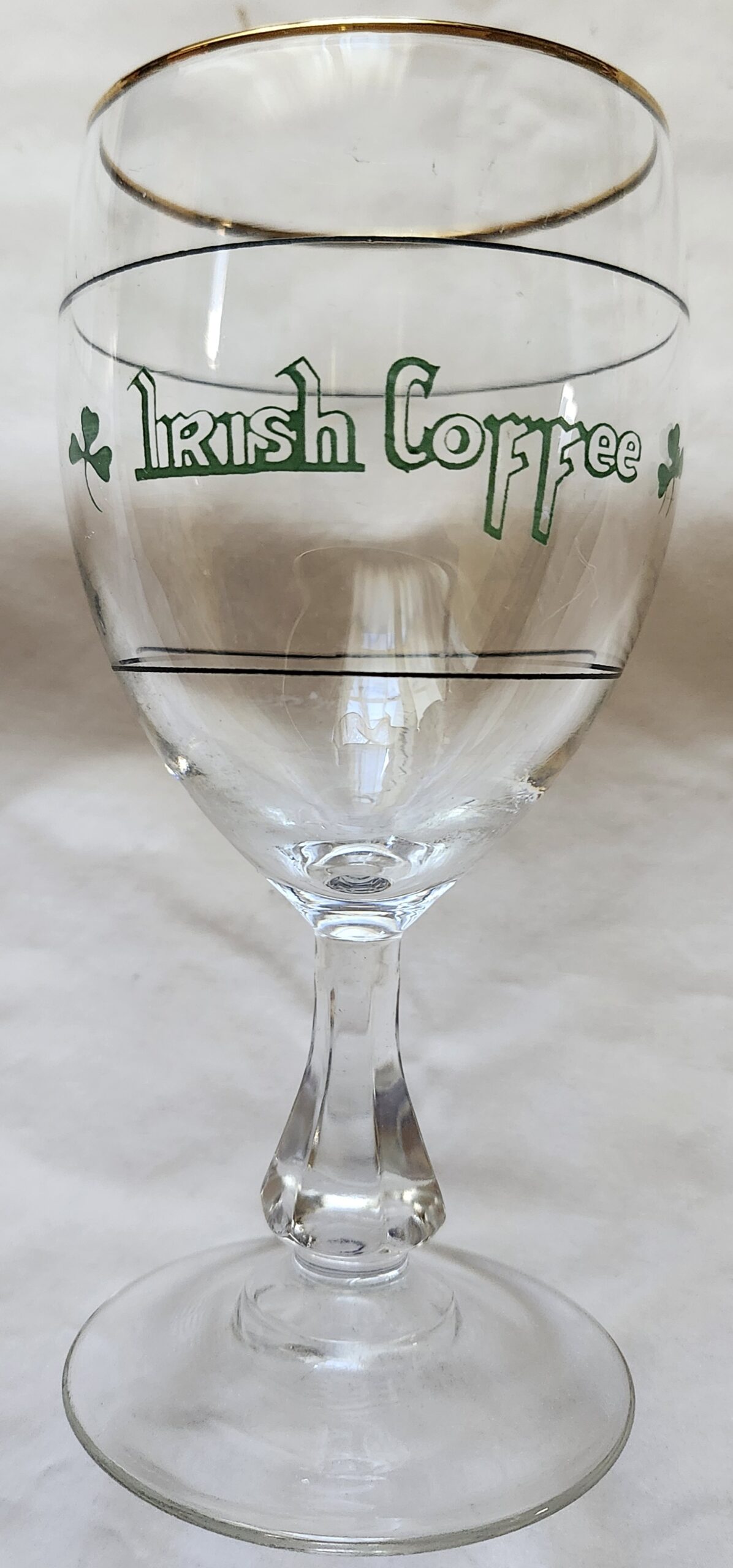 Vintage Irish Coffee Gold Rimmed Pedestal Glass – DiceLadys Deals